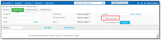 16.2.4 Print Storage Unit Label